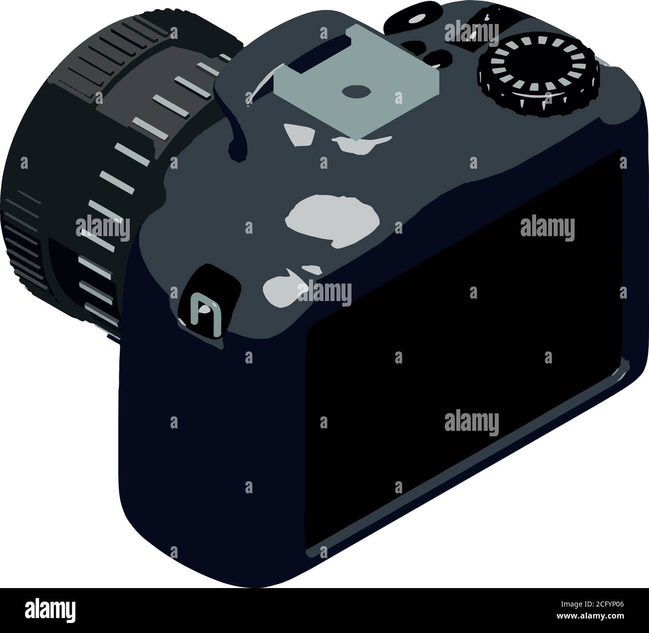 Video camera icon. Isometric of video camera vector icon for web design ...