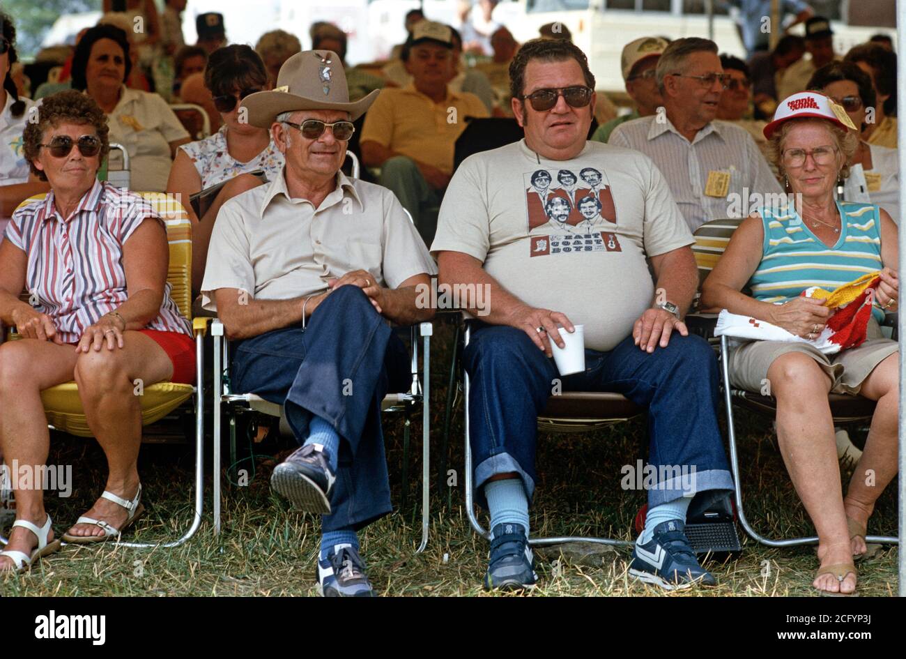 1980s concert audience hi-res stock photography and images - Alamy