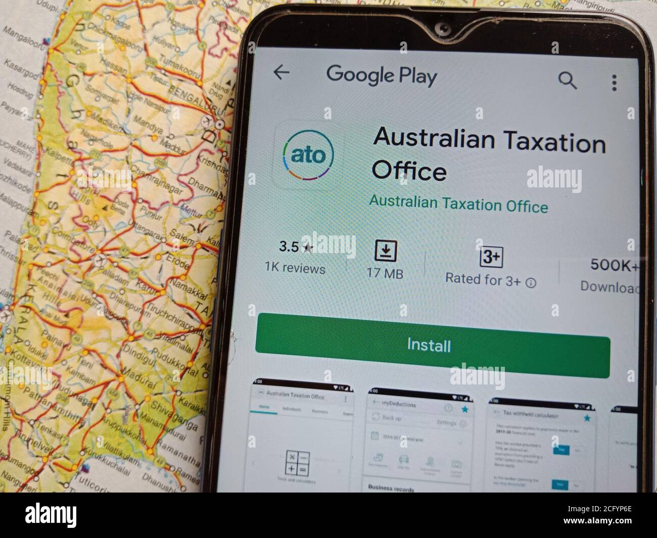 DISTRICT KATNI, INDIA - MAY 04, 2020: australian taxation office ...