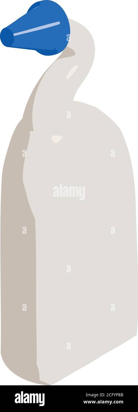 Toilet cleaner icon. Isometric of toilet cleaner vector icon for web ...