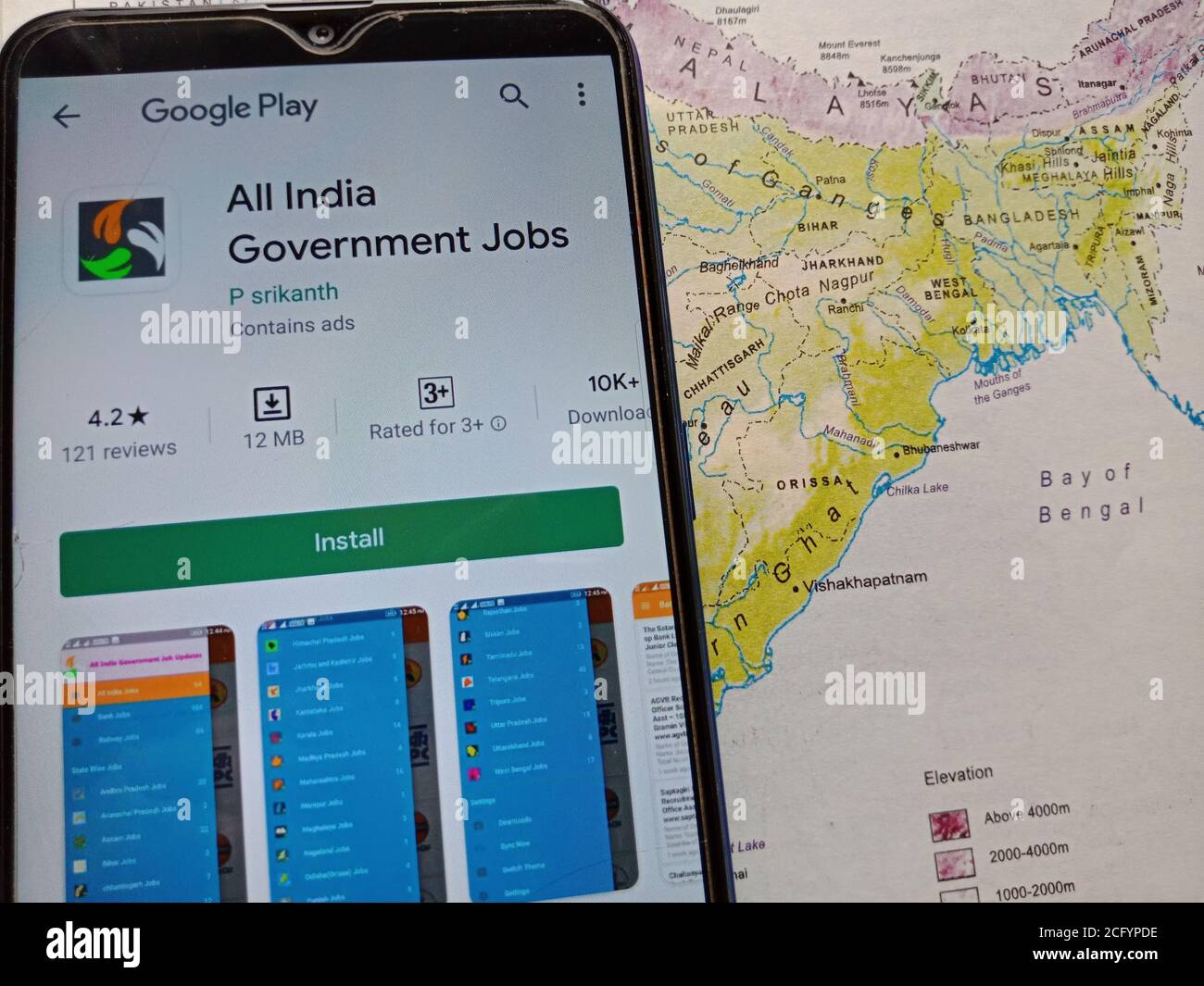 DISTRICT KATNI, INDIA - MAY 04, 2020: All India government Jobs ...