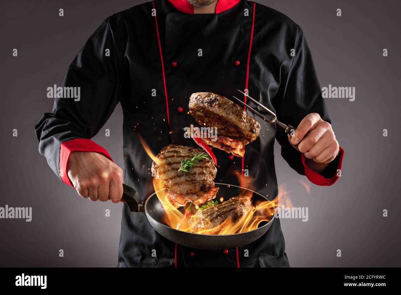 Throwing food all around hi-res stock photography and images - Alamy