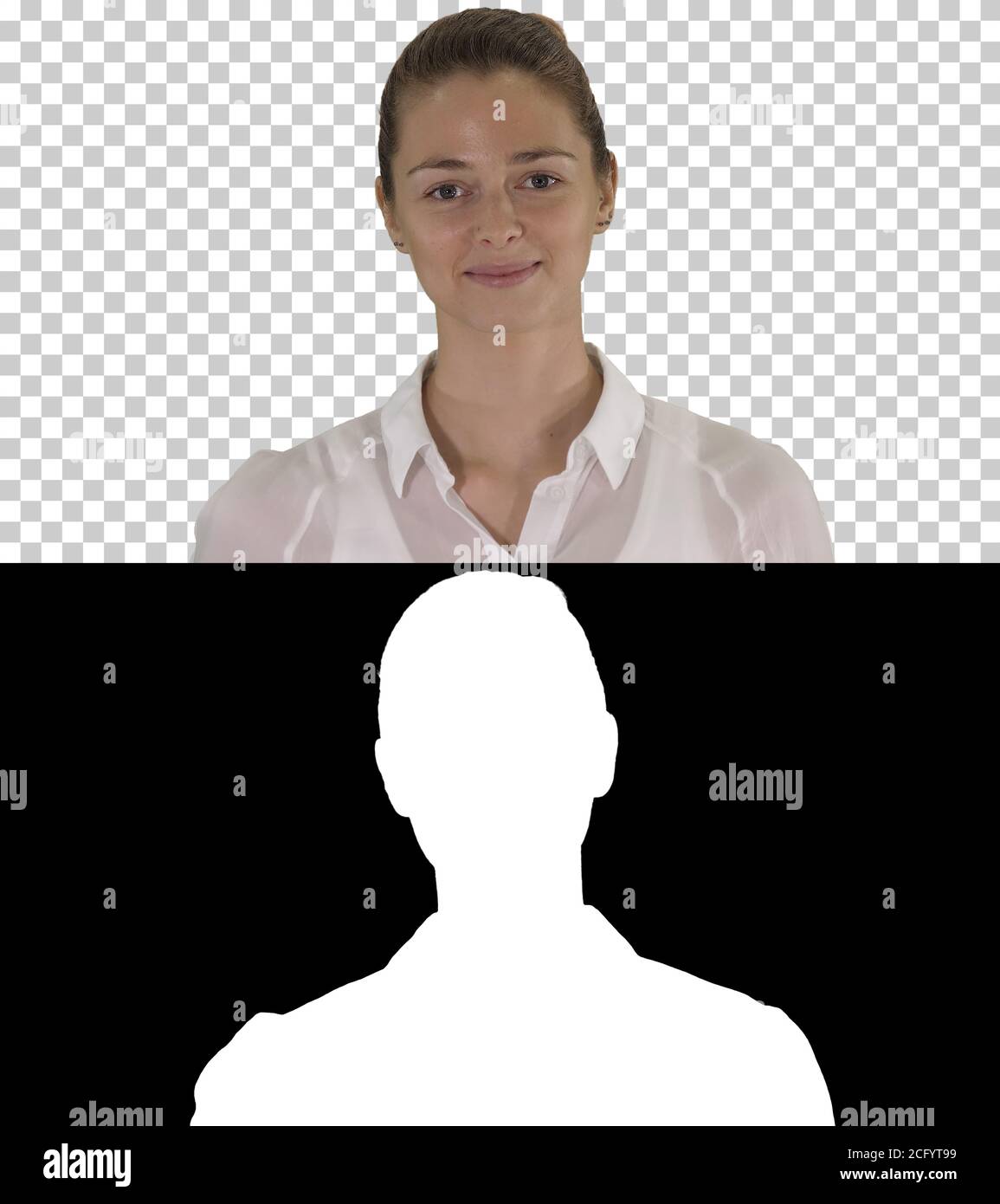 Cheerful woman laughing Face expressions, Alpha Channel Stock Photo - Alamy