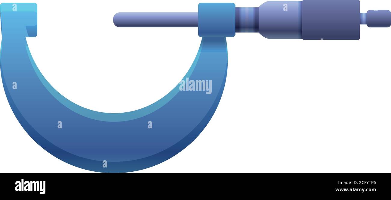 Equipment micrometer icon. Cartoon of equipment micrometer vector icon ...