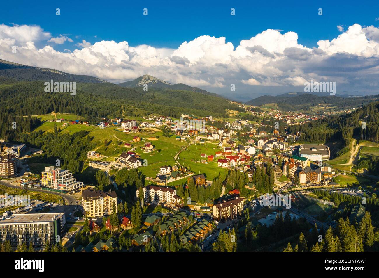 Bukovel cottage hi-res stock photography and images - Alamy