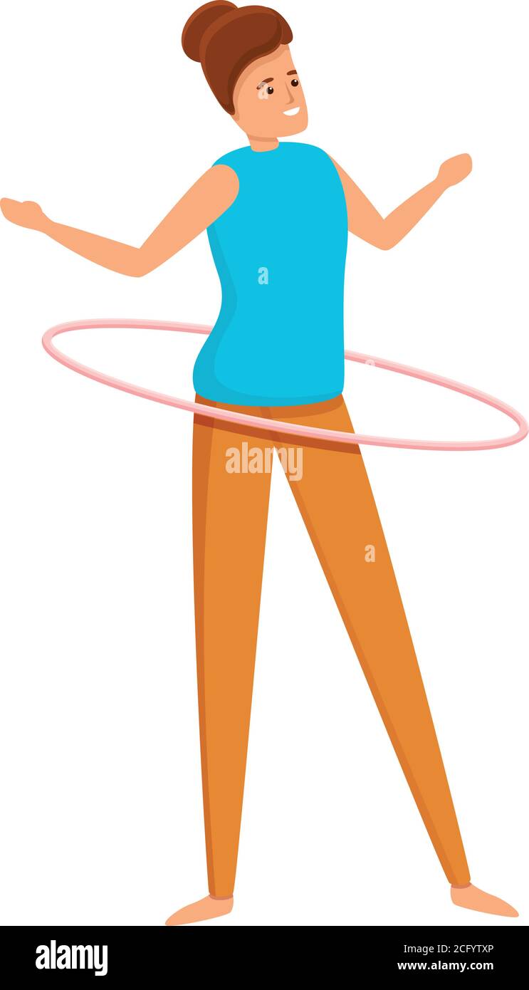 Home training circle icon. Cartoon of home training circle vector icon ...
