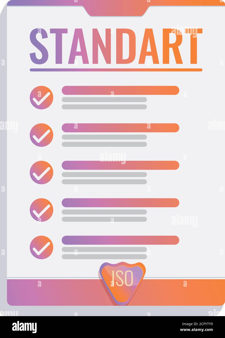 Professional standard icon. Cartoon of professional standard vector ...