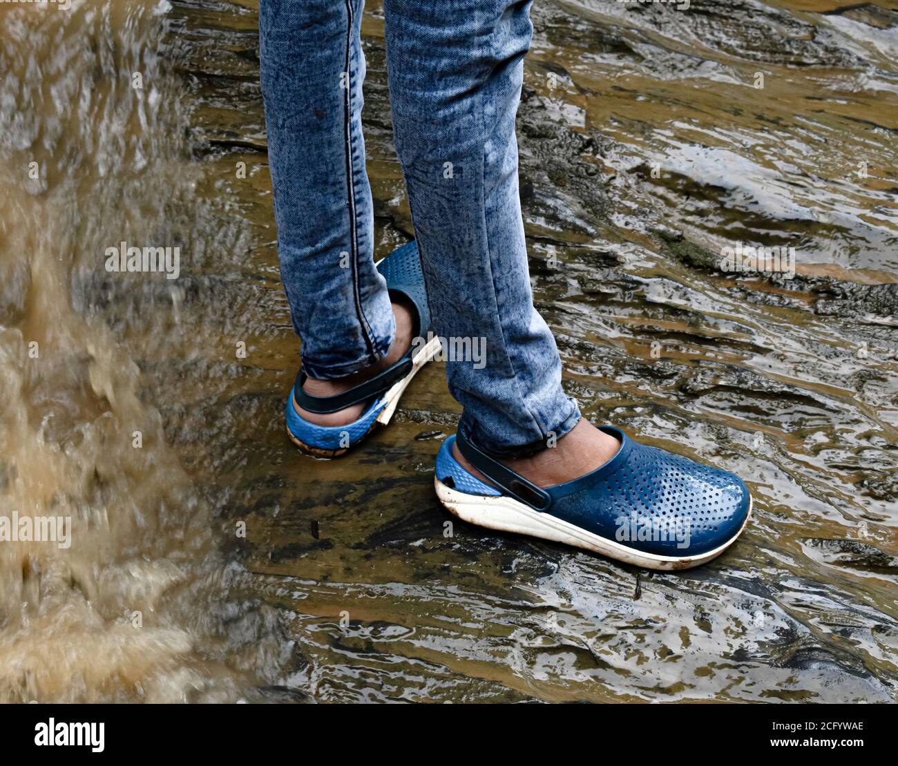 Wet legs in water hi-res stock photography and images - Alamy