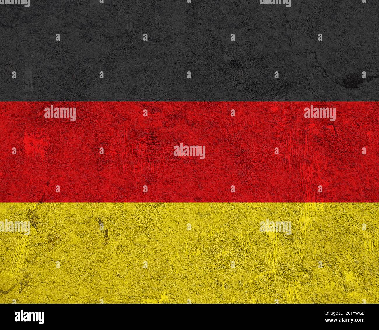 Flag of Germany on weathered concrete Stock Photo - Alamy