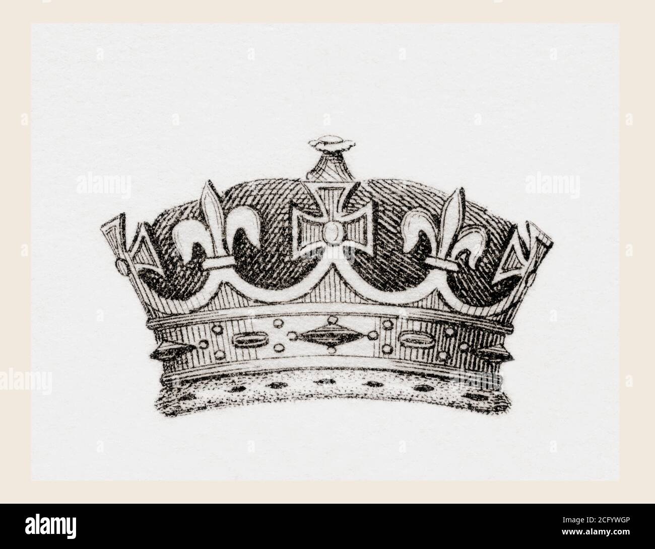 Crown worn by the sons and daughters of the monarch. From The National ...
