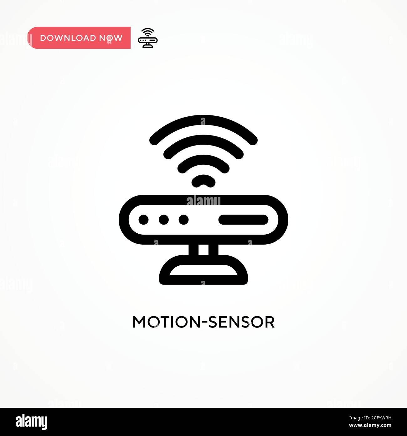 Motion Sensor Icon Vector Vectors High Resolution Stock Photography and ...