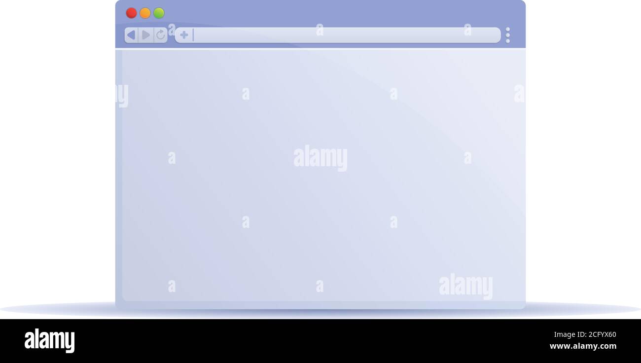 Browser website icon. Cartoon of browser website vector icon for web ...