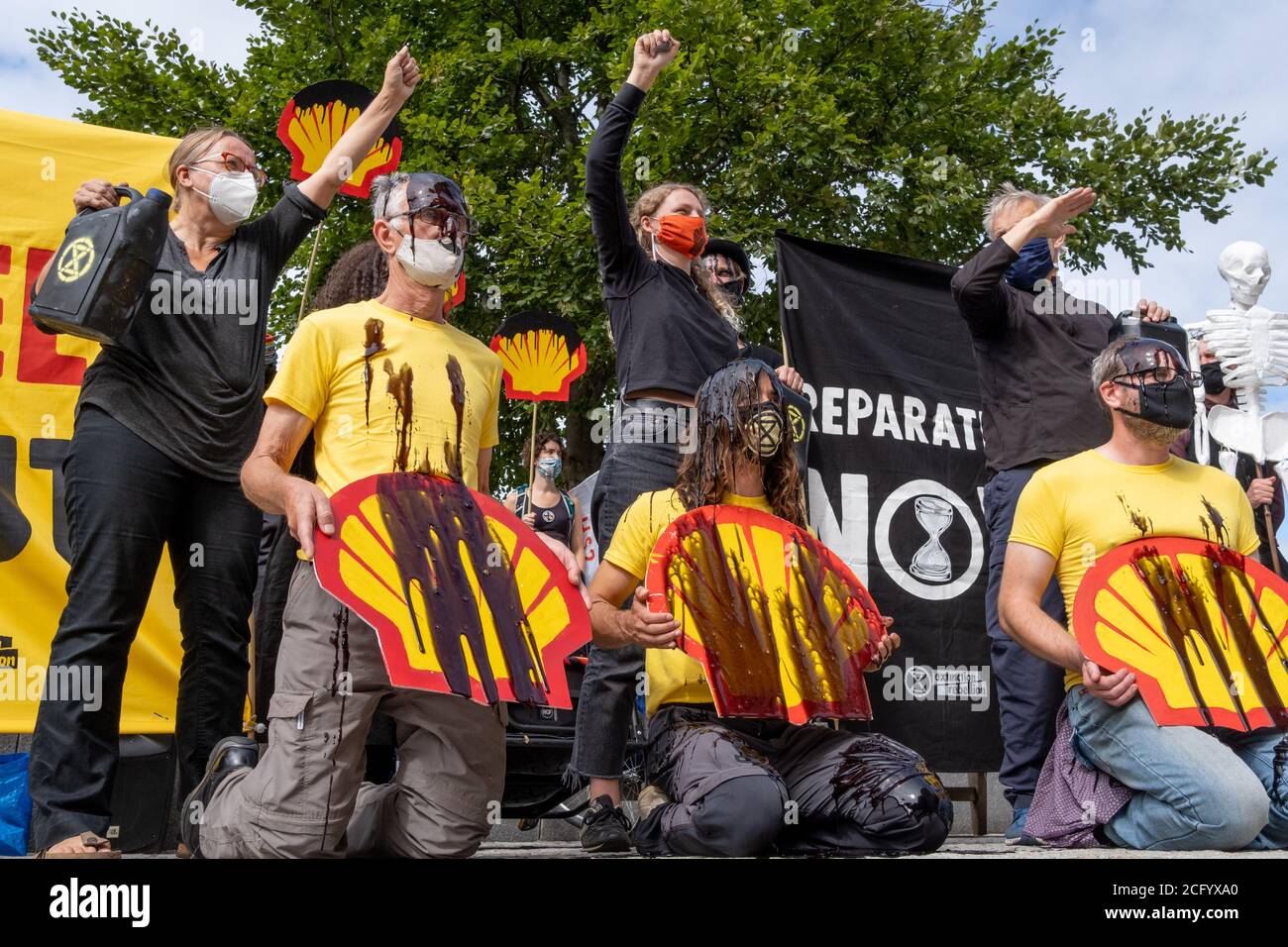 Climate Change and environmental activists from Extinction Rebellion ...