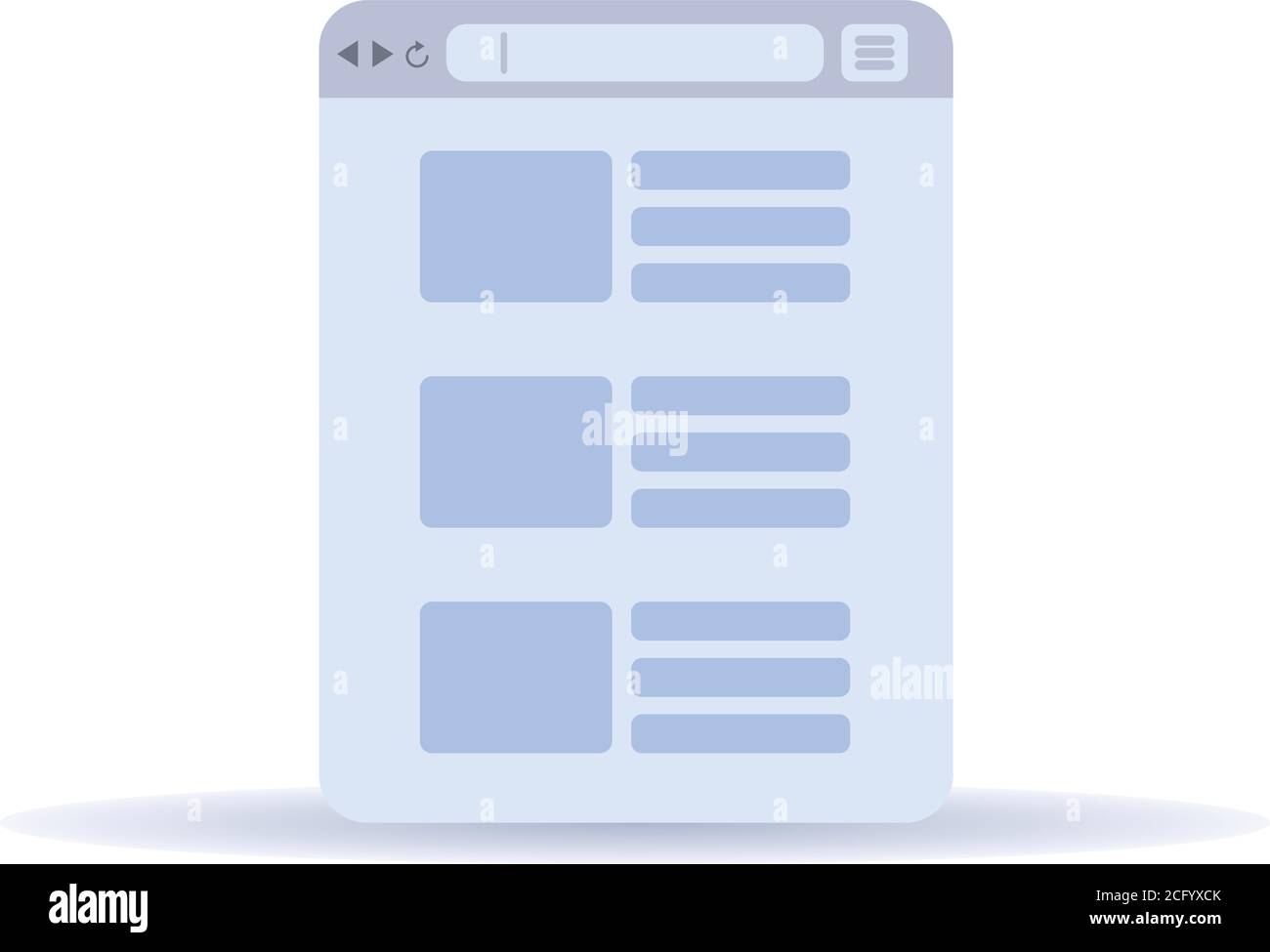 Computer browser icon. Cartoon of computer browser vector icon for web ...