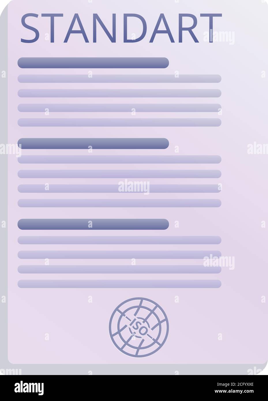 Mark standard icon. Cartoon of mark standard vector icon for web design ...