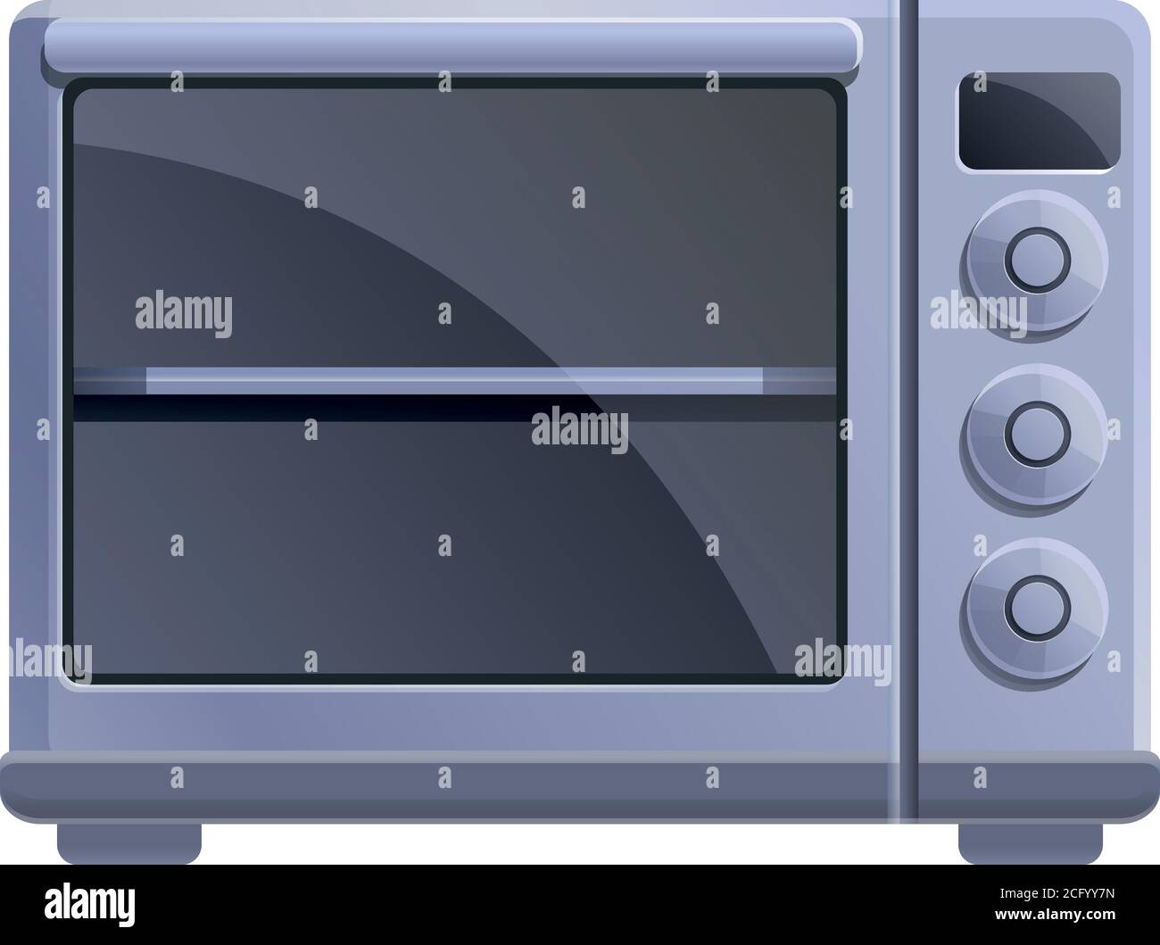 Temperature convection oven icon. Cartoon of temperature convection ...