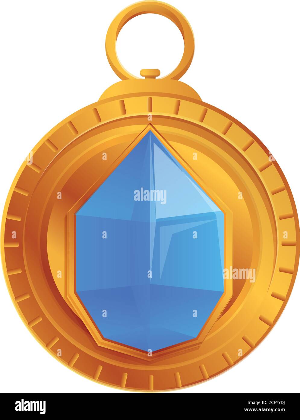 Aztec amulet icon. Cartoon of aztec amulet vector icon for web design ...