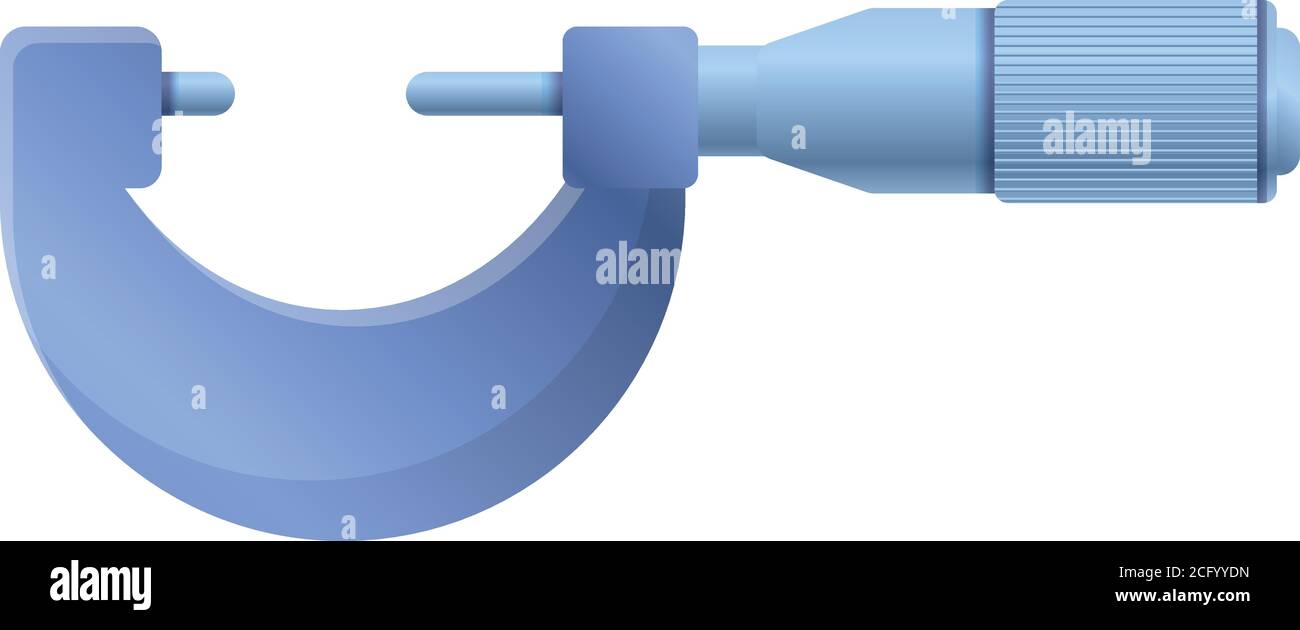 Industrial micrometer icon. Cartoon of industrial micrometer vector ...