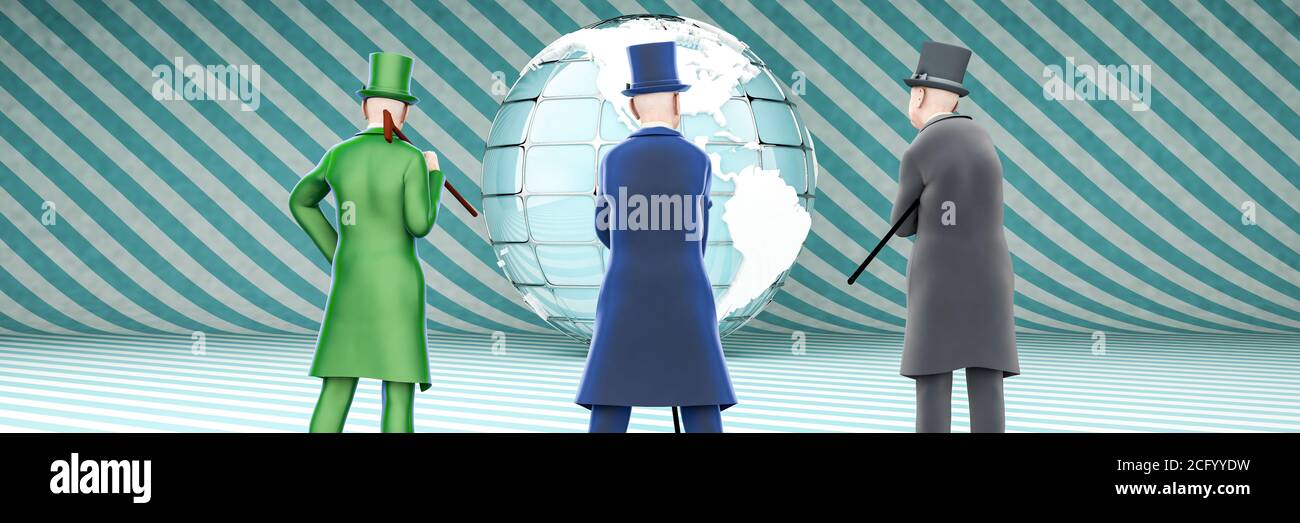 Globalisation illustration hi-res stock photography and images - Alamy