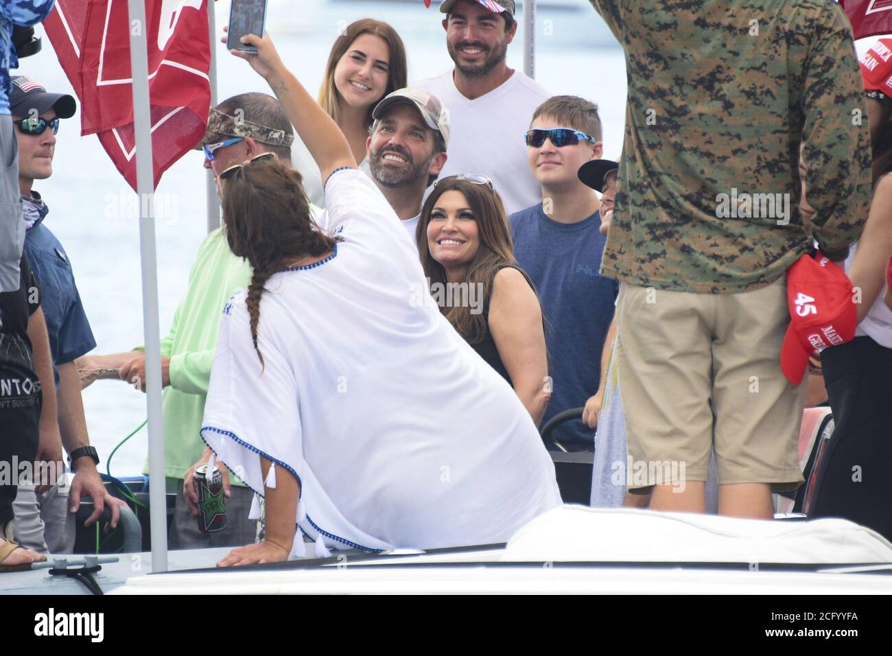 Donald Trump junior Kimberly Guilfoyle Tiffany trump and her boyfriend ...