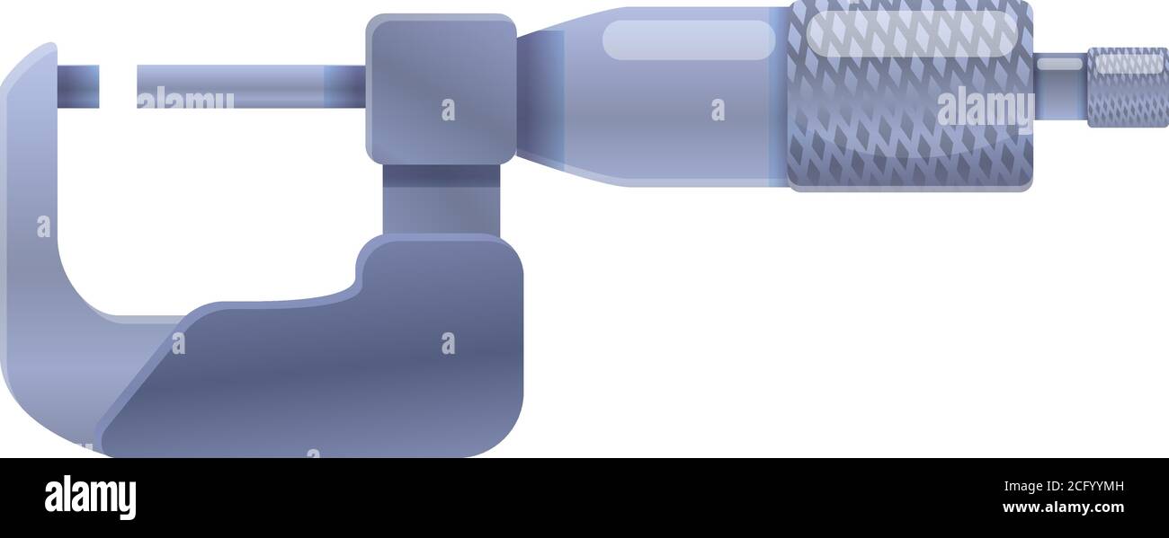 Device micrometer icon. Cartoon of device micrometer vector icon for ...