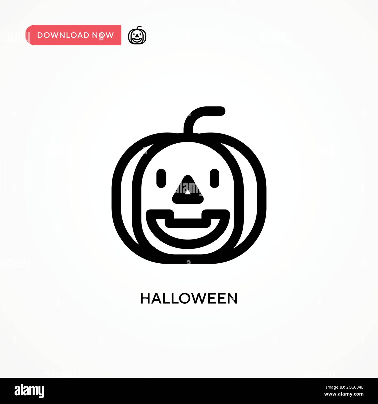 Halloween Simple vector icon. Modern, simple flat vector illustration ...