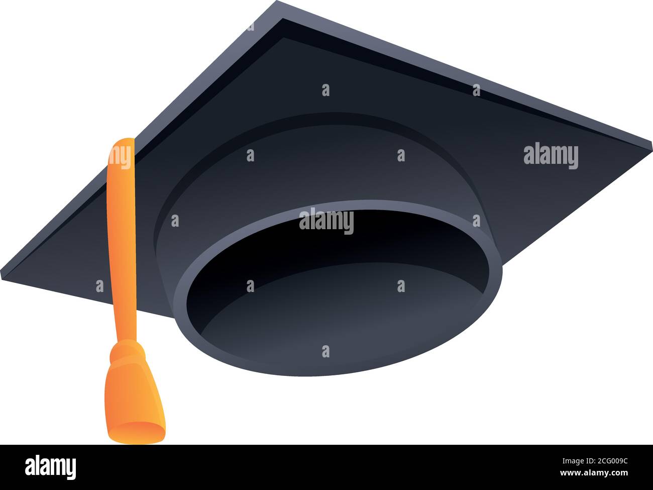 School graduation hat icon. Cartoon of school graduation hat vector ...