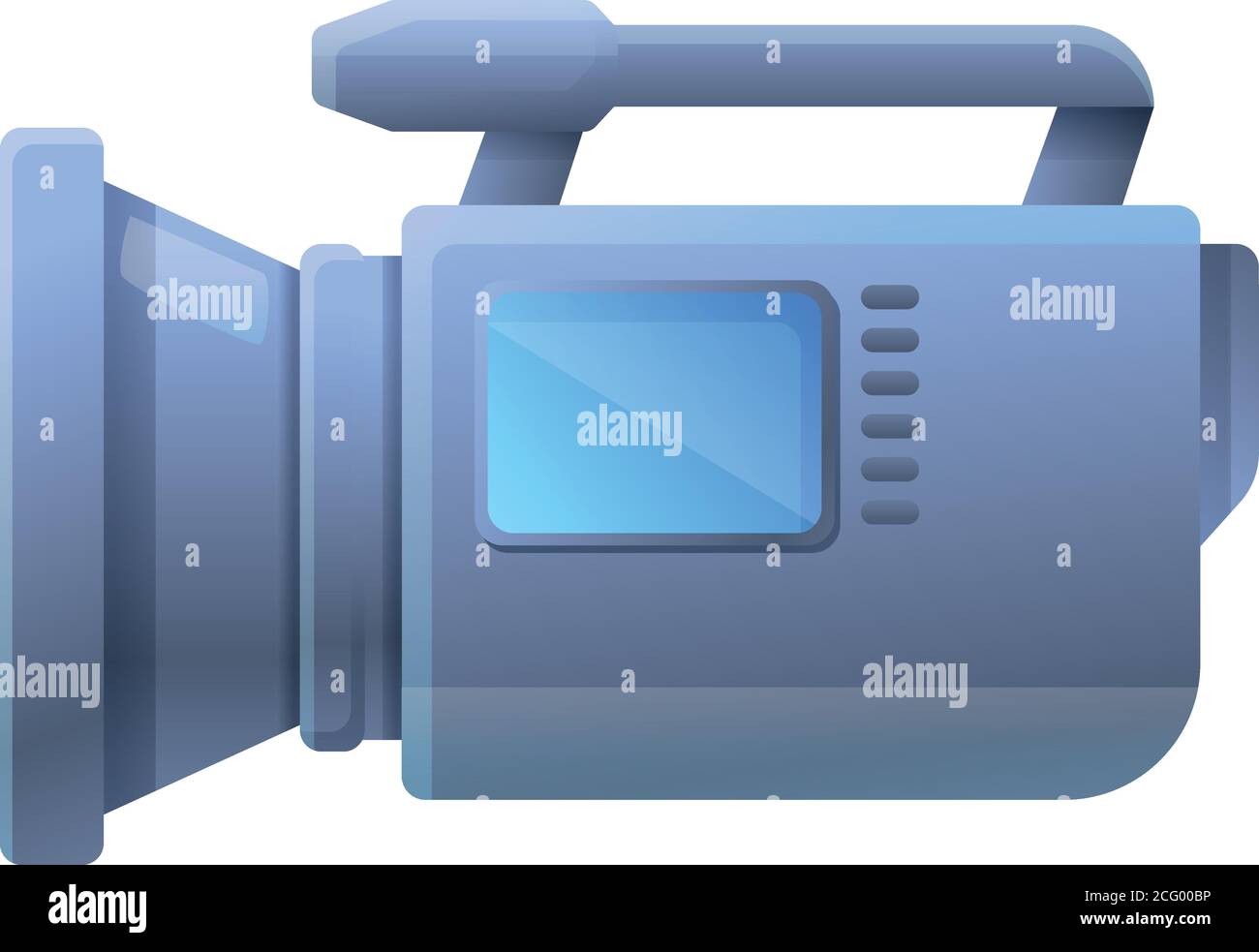 Camera camcorder icon. Cartoon of camera camcorder vector icon for web design isolated on white ...