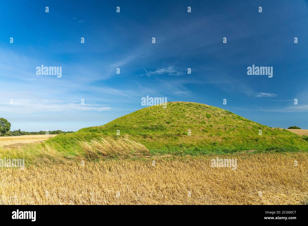jungsteinzeitliche Megalithanlage Klekkende Høj, Insel Mön, Dänemark ...