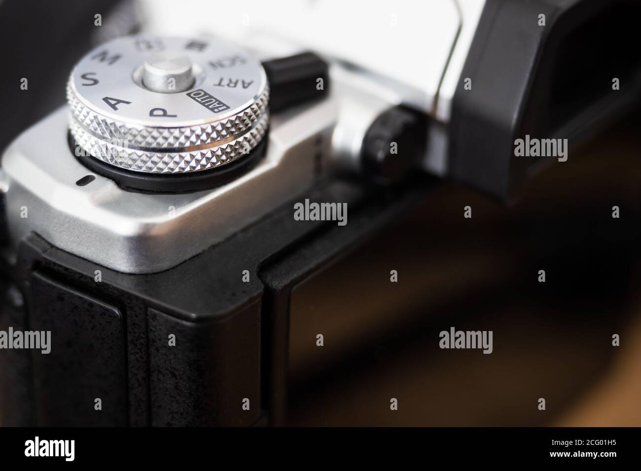 Mode dial of a modern digital camera Stock Photo - Alamy
