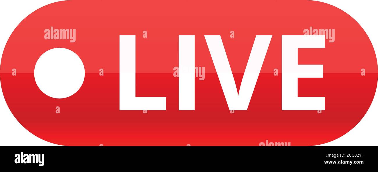 Live video icon. Cartoon of live video vector icon for web design ...