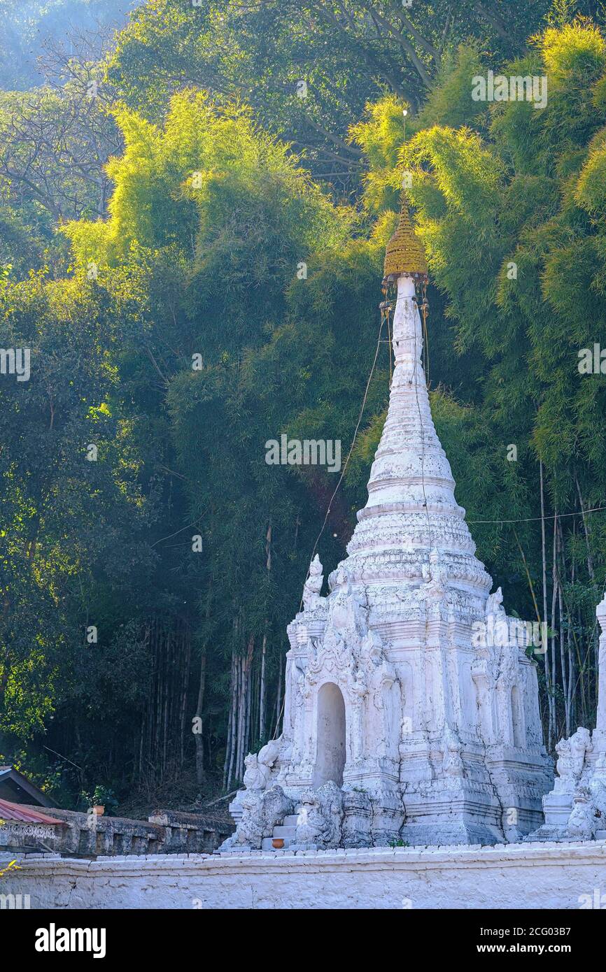 Myanmar (Burma), Shan state, monastery Stock Photo - Alamy