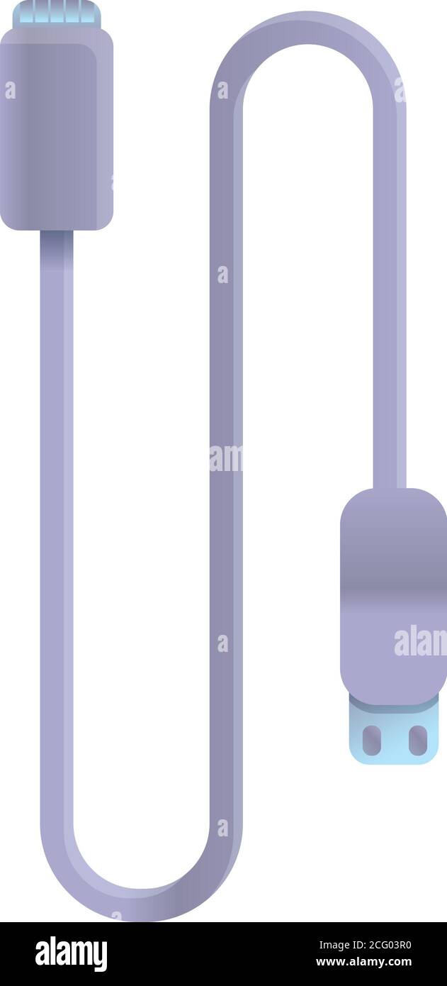 Usb charger icon. Cartoon of usb charger vector icon for web design ...