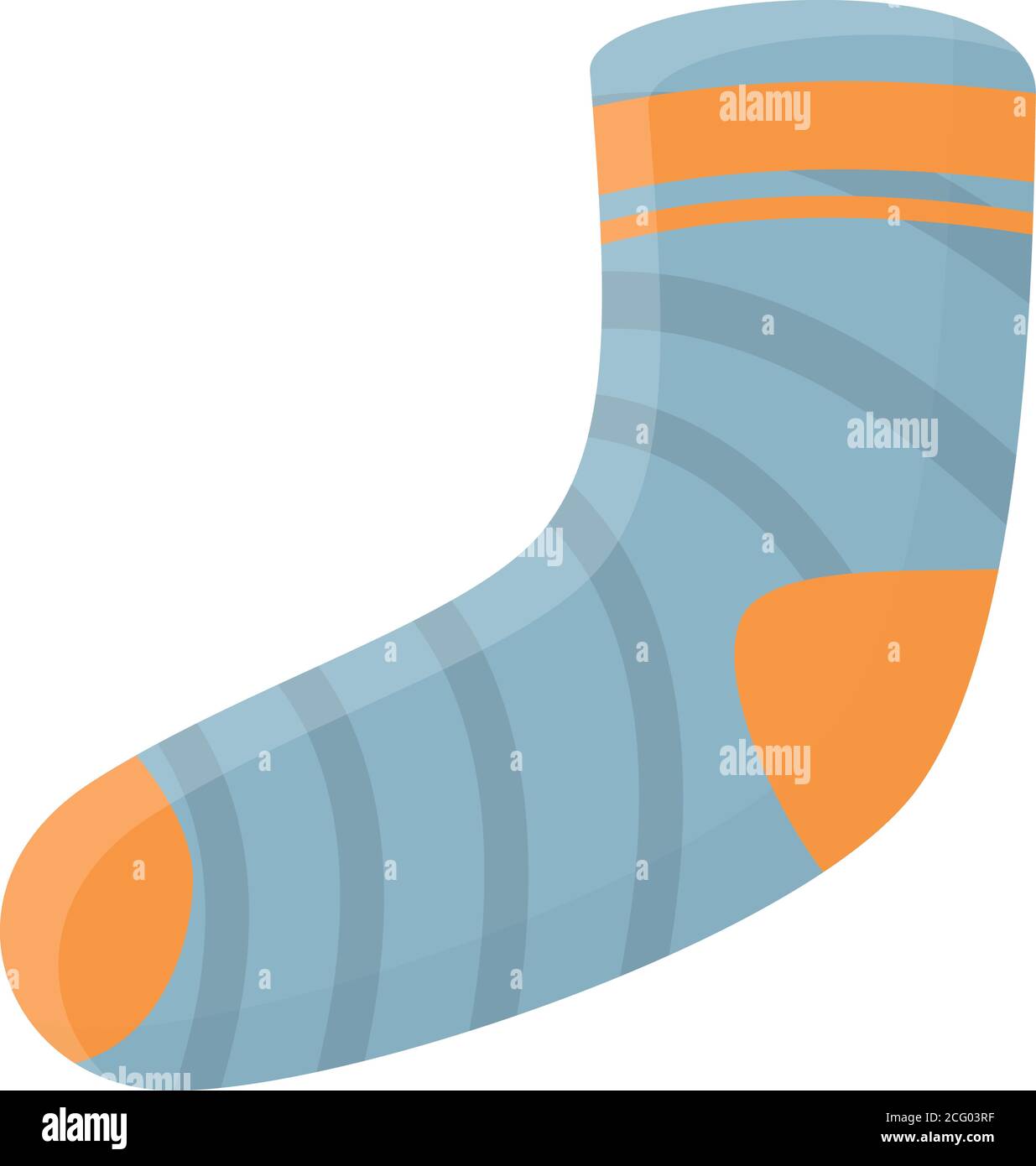 Retro sock icon. Cartoon of retro sock vector icon for web design ...