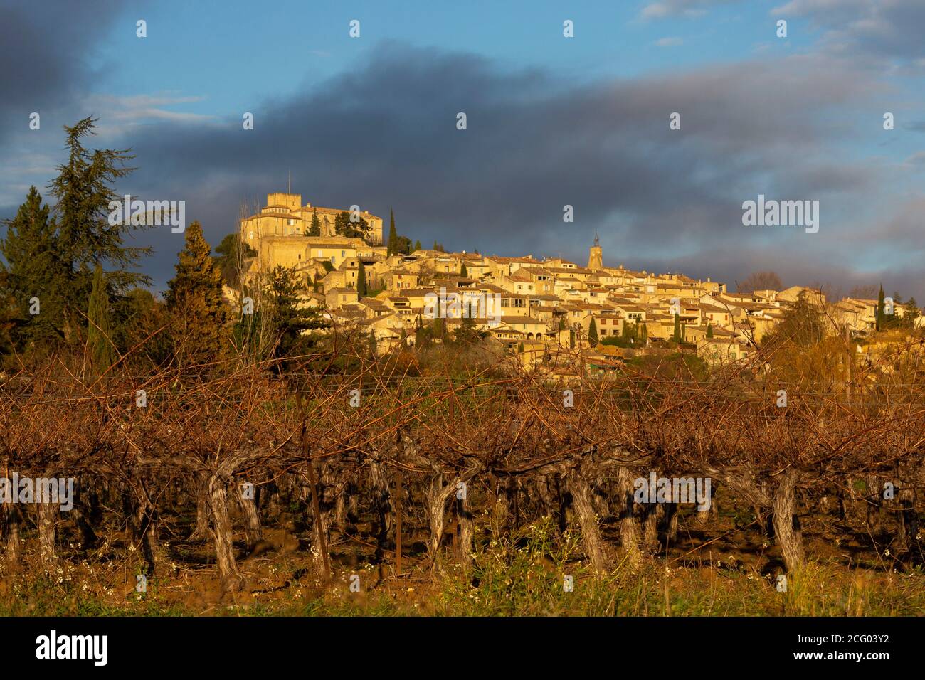 France, Vaucluse, regional natural park of Luberon, Ansouis, labeled ...