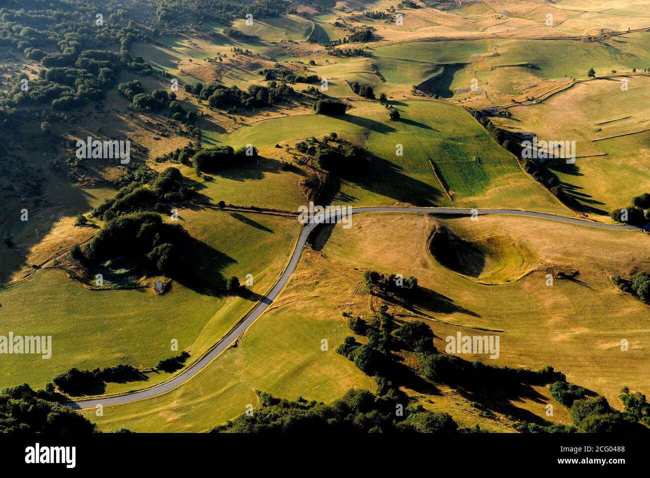 France, Drome, road in the countryside Stock Photo - Alamy