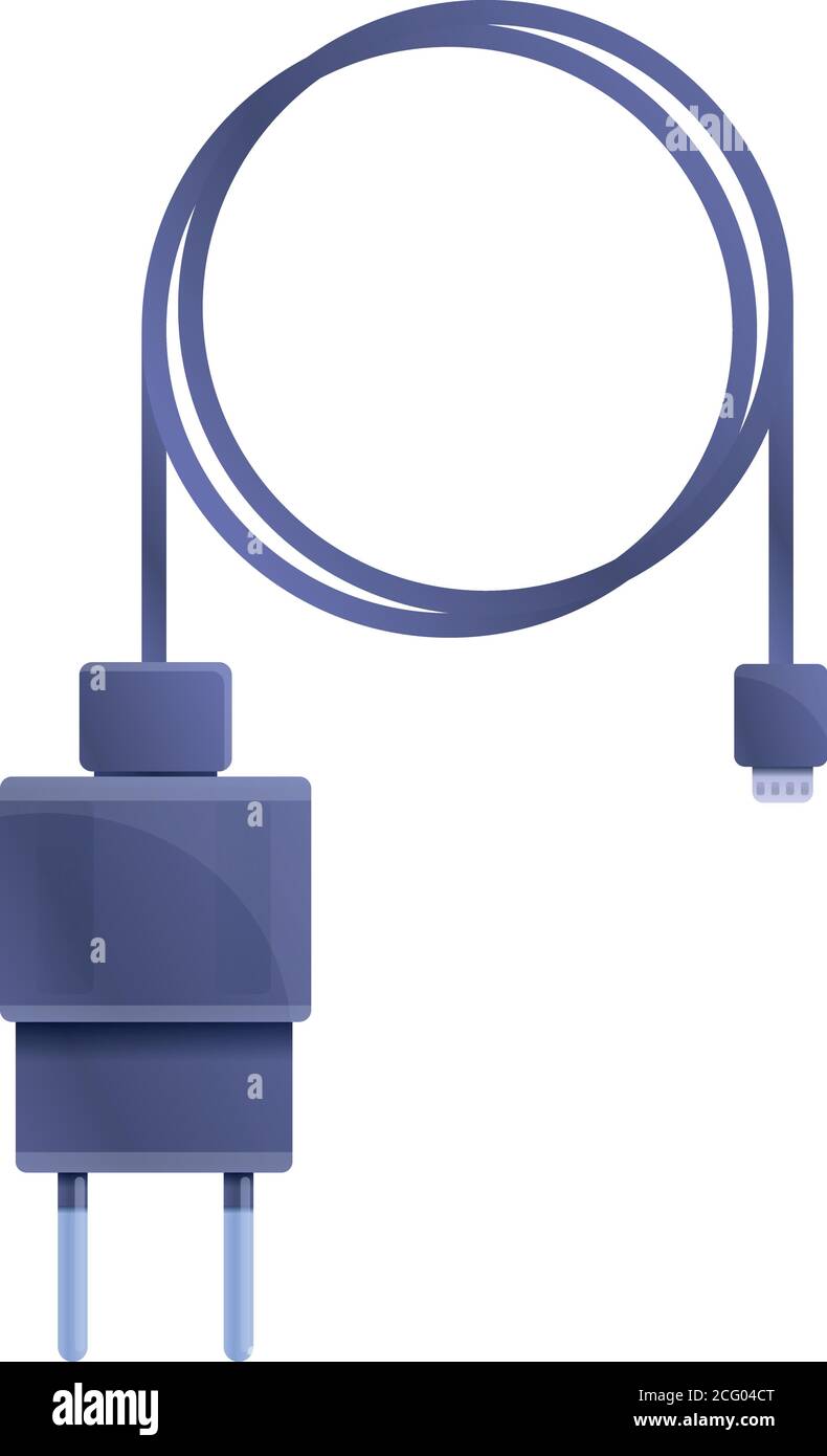 Car charger icon. Cartoon of car charger vector icon for web design ...