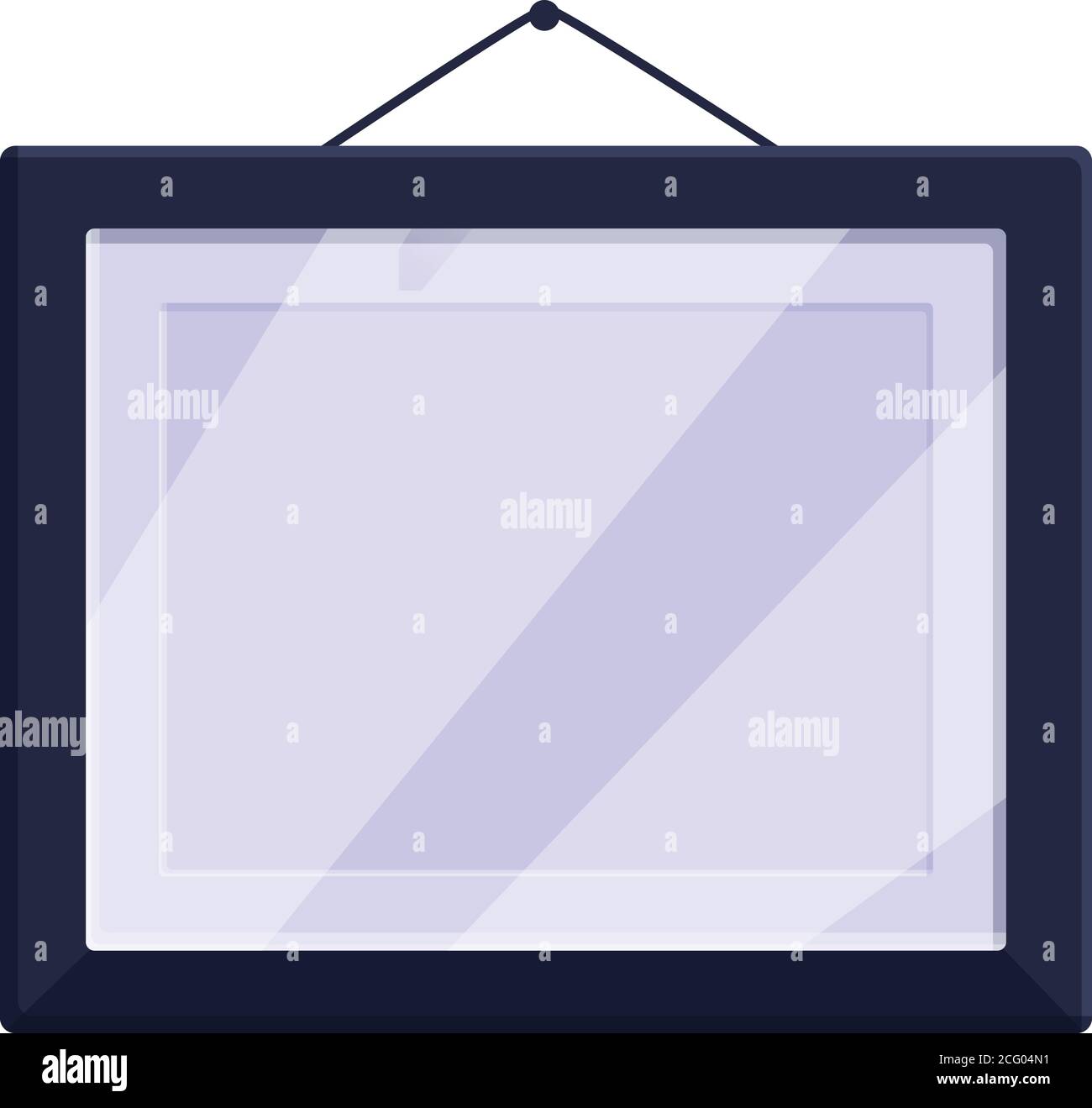Border photo frame icon. Cartoon of border photo frame vector icon for ...