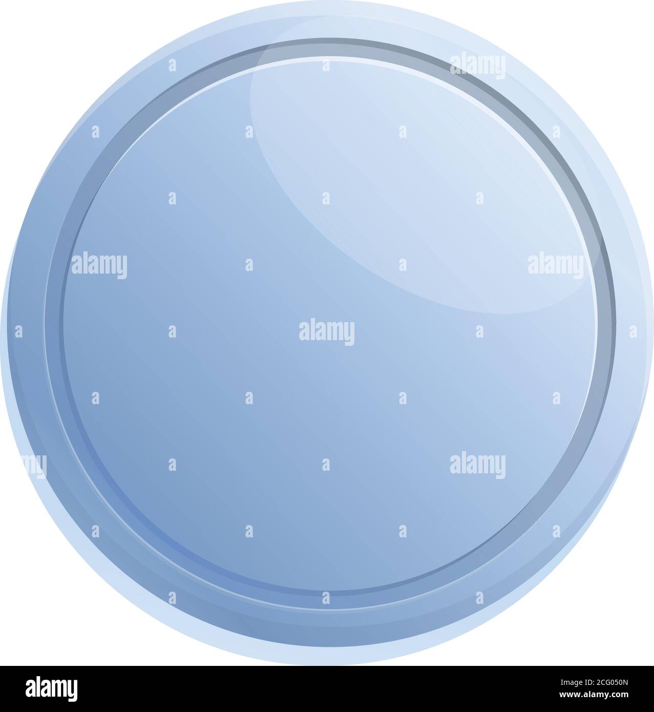 Round battery icon. Cartoon of round battery vector icon for web design ...