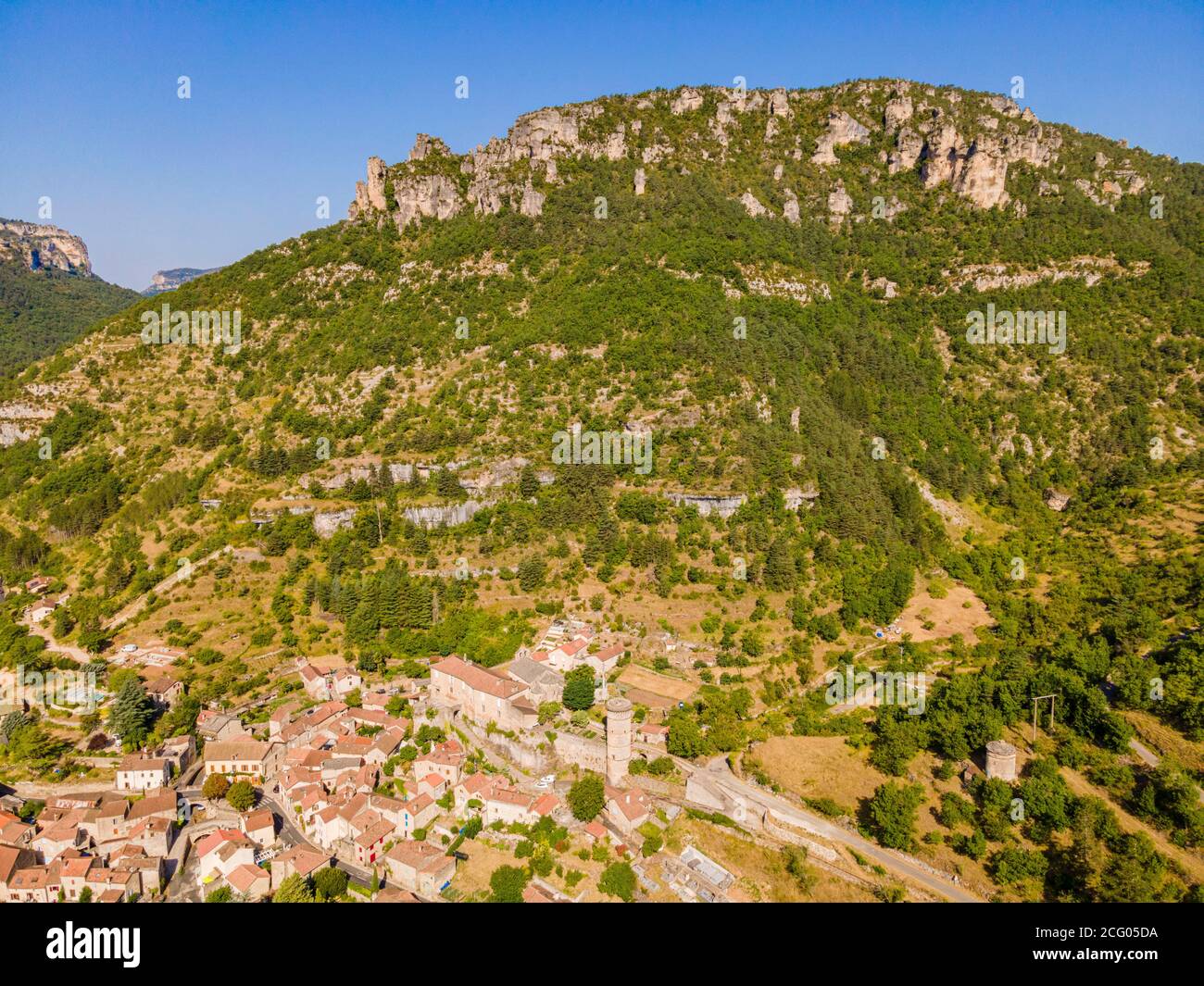 France, Aveyron, Les Causses and Les Cevennes, listed as World Heritage ...