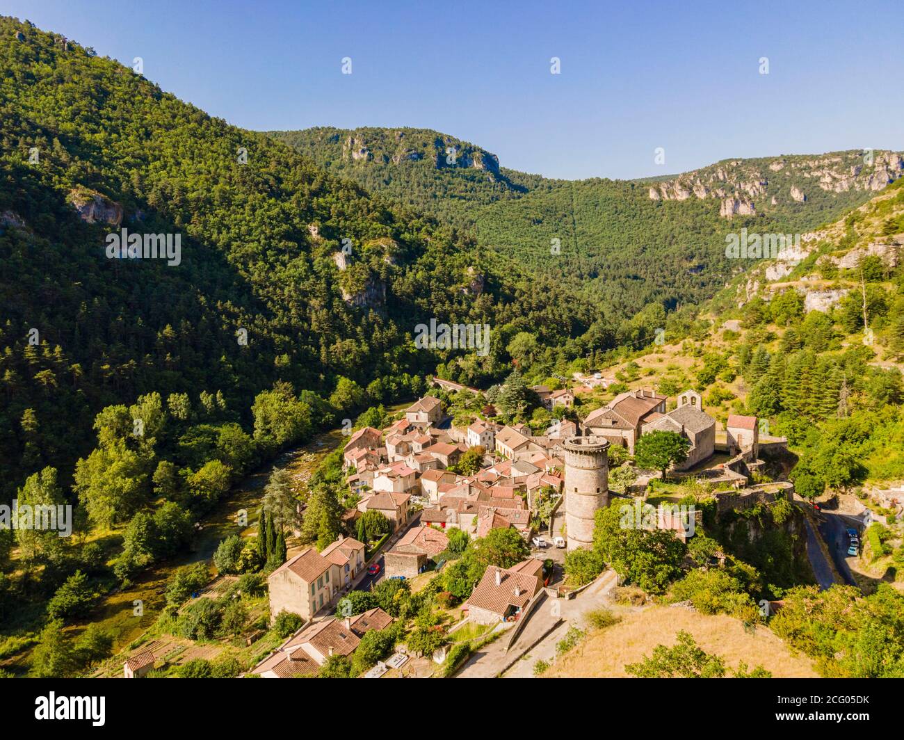 France, Aveyron, Les Causses and Les Cevennes, listed as World Heritage ...