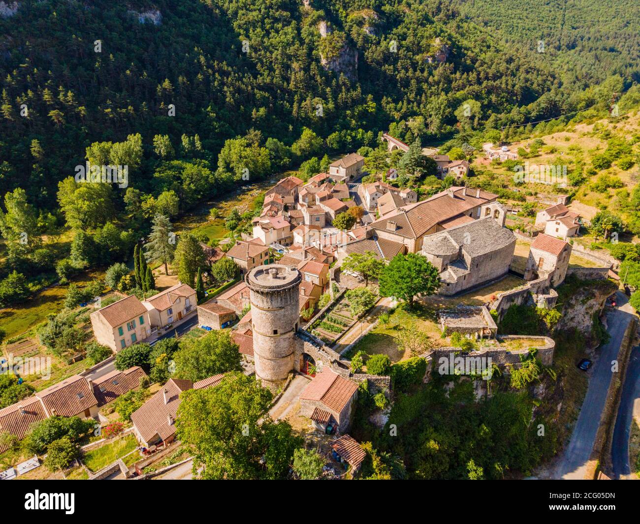 France, Aveyron, Les Causses and Les Cevennes, listed as World Heritage ...