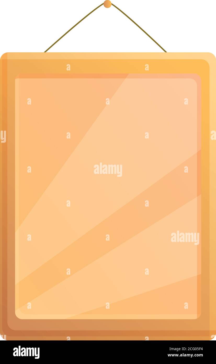Rustic photo frame icon. Cartoon of rustic photo frame vector icon for ...