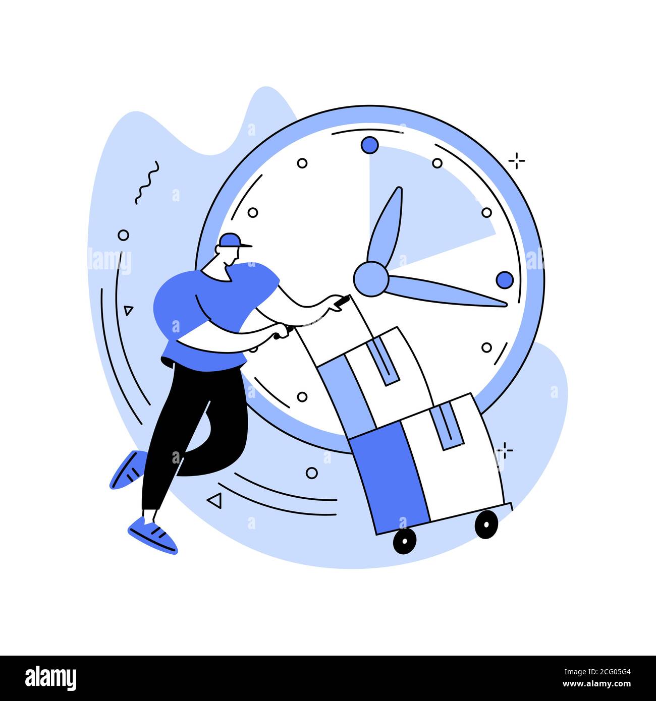 Delivery abstract concept vector illustration Stock Vector Image & Art ...