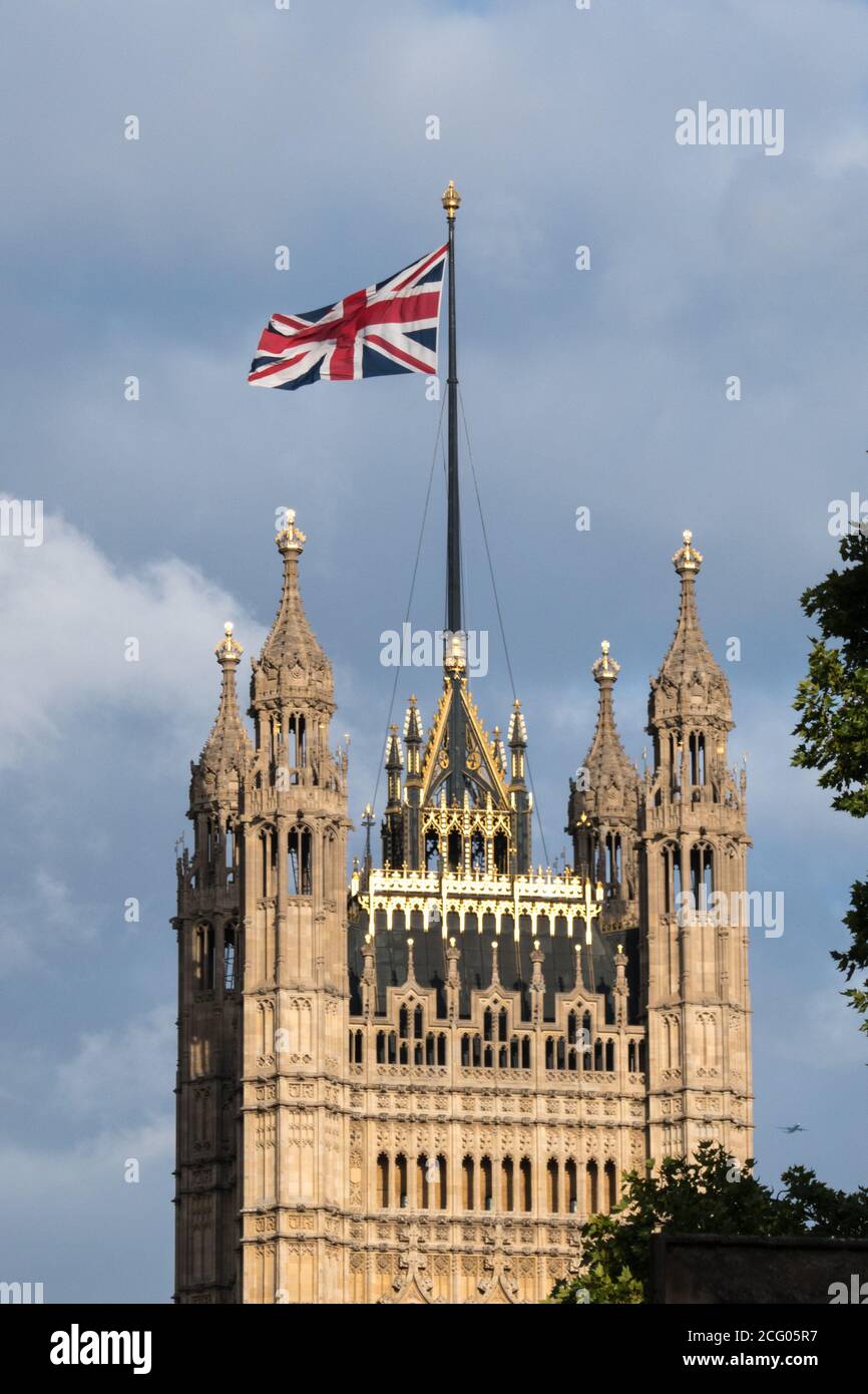 Victoria Tower, Houses Of Parliament, Palace of Westminster, London ...