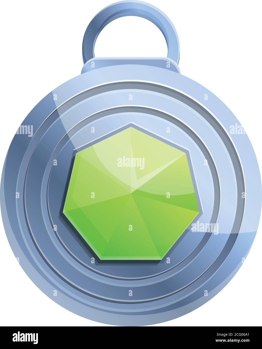 Ancient amulet icon. Cartoon of ancient amulet vector icon for web ...