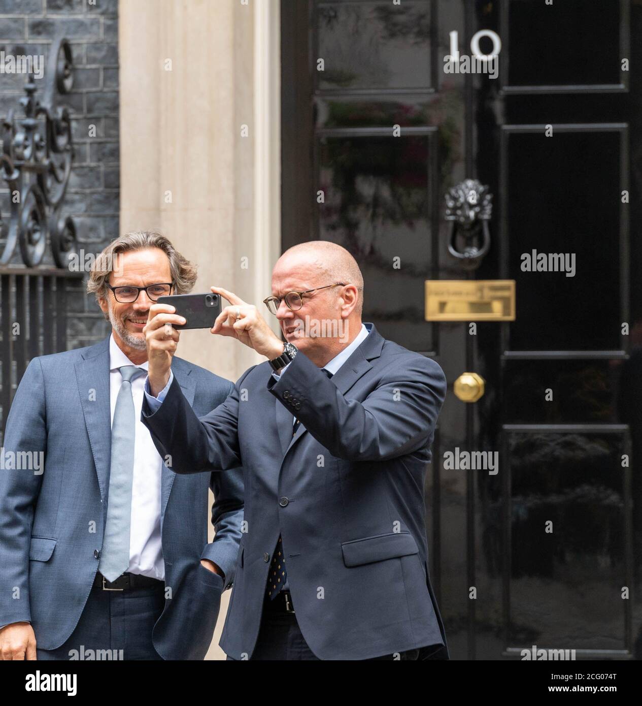 London 8th Sept (right)Andreas Michaelis, German ambassador to the UK ...