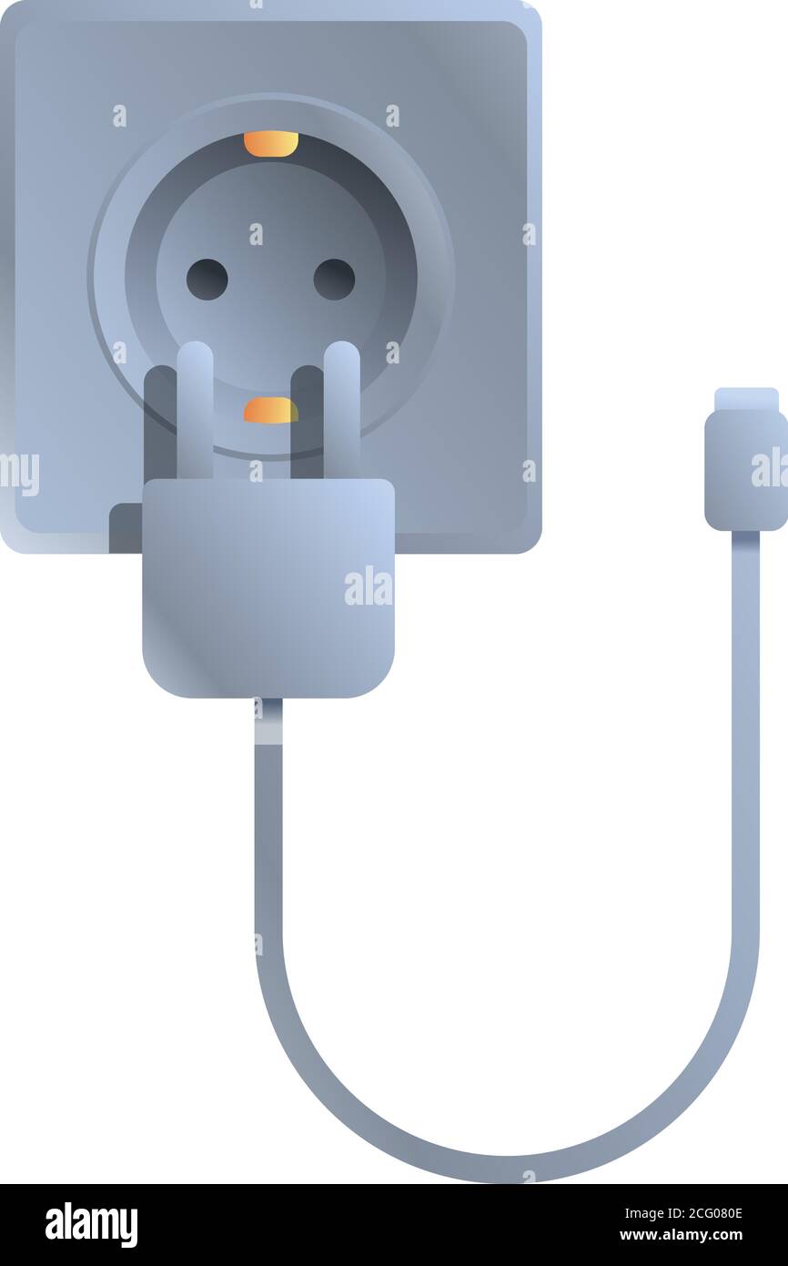 Technology charger icon. Cartoon of technology charger vector icon for ...