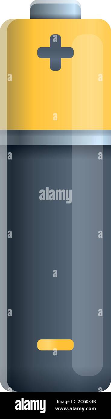 Battery stick icon. Cartoon of battery stick vector icon for web design ...