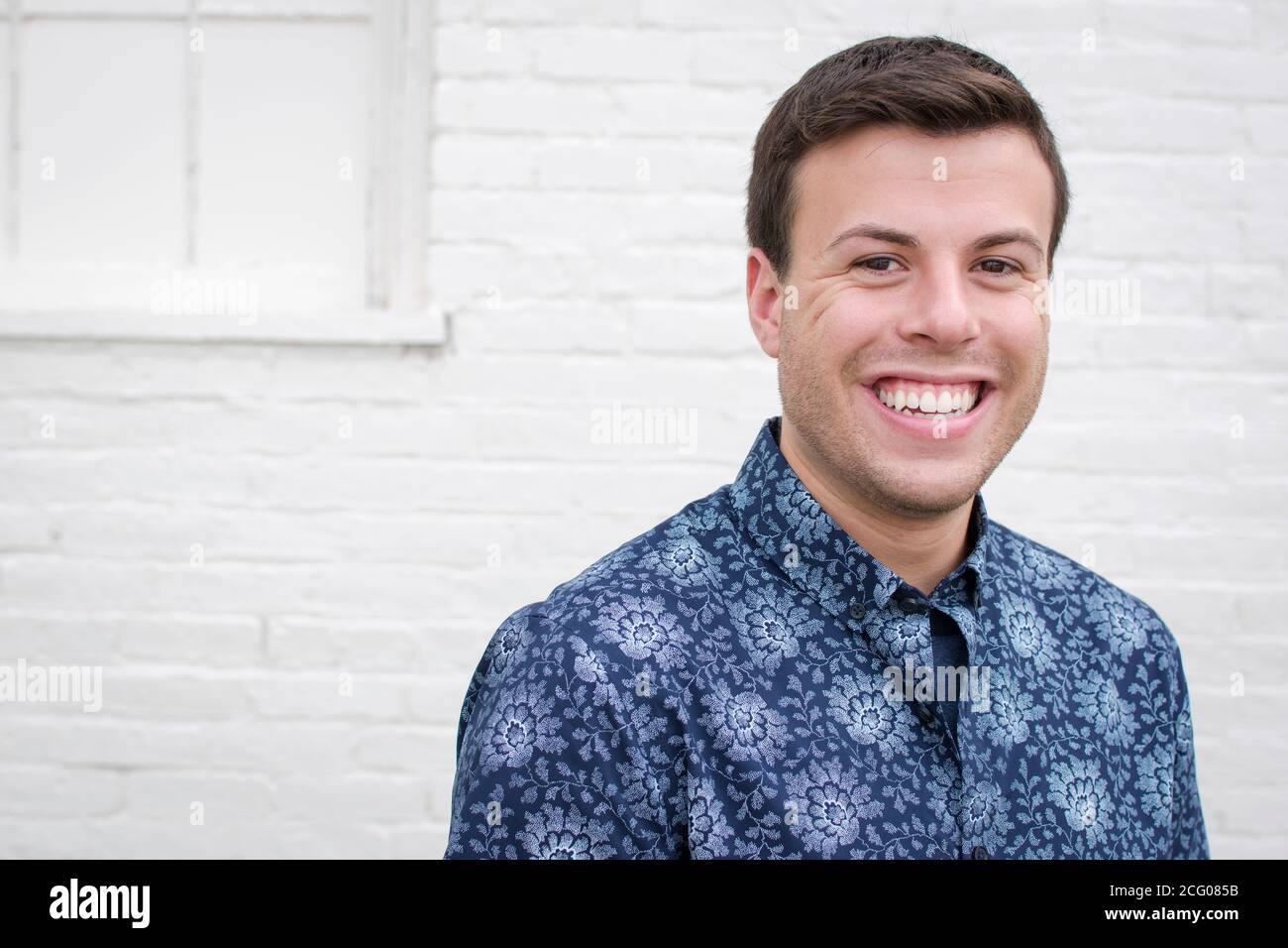 Outdoor portraits of a caucasian male Stock Photo - Alamy
